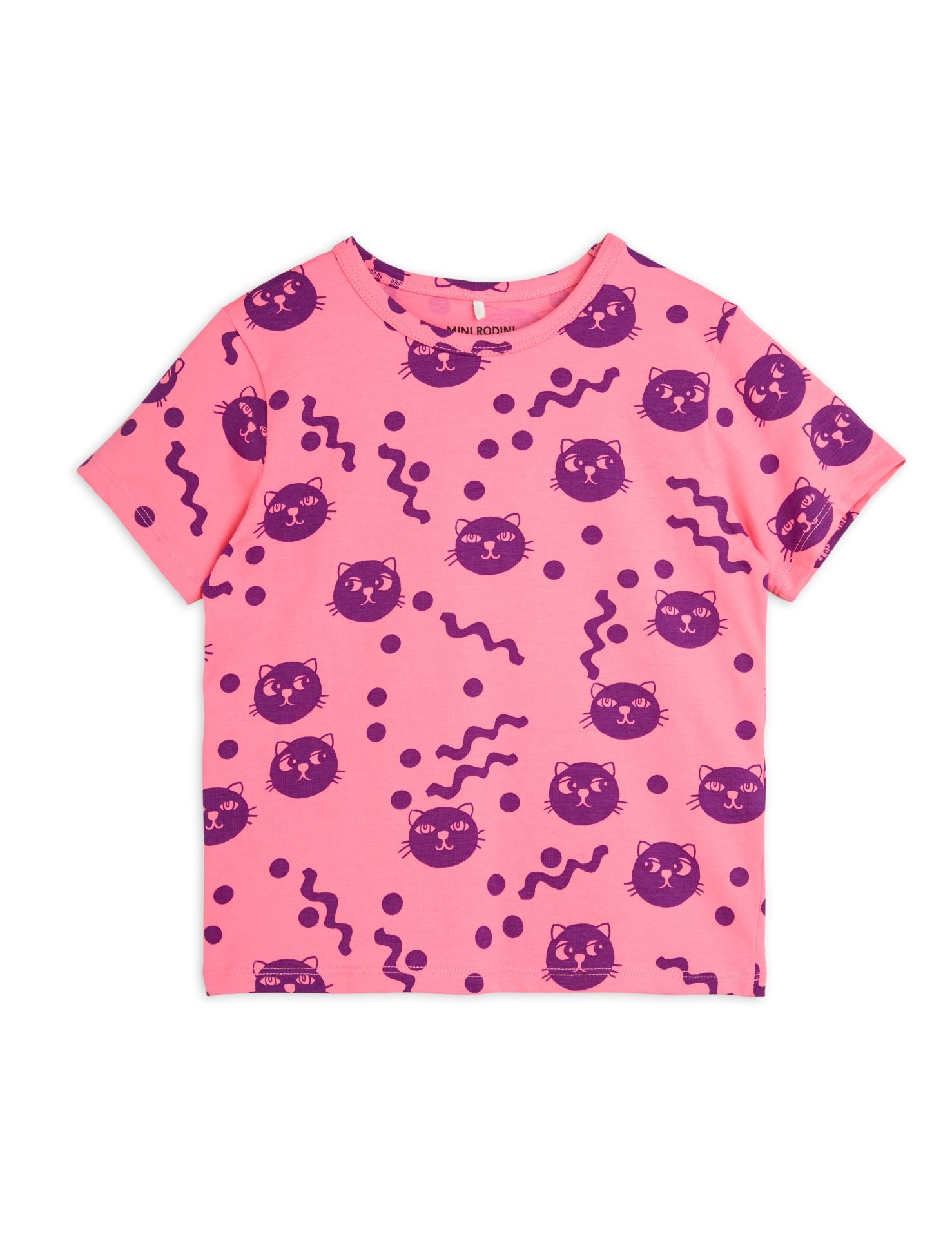 Squiggly cat tee| Mini Rodini |Abu Dhabi